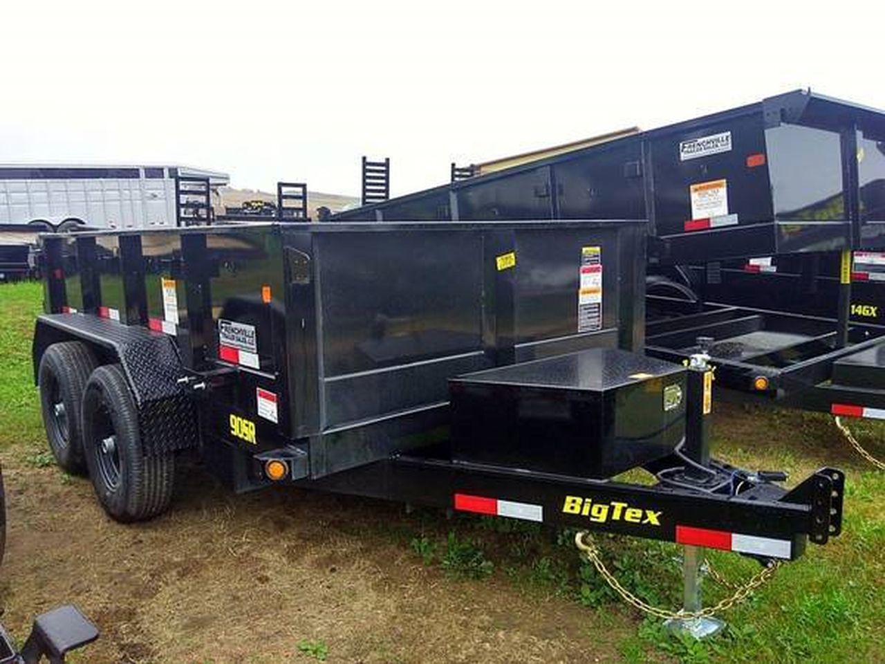 ON SALE - Big Tex 6x12 10K Dump Trailer Tandem Axle Single Ram 90SR